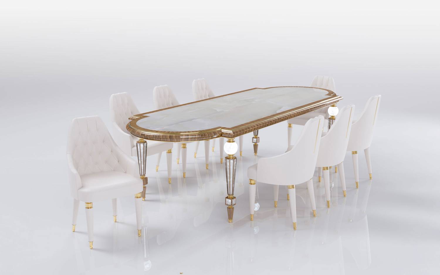 ART. 2336 - Tavoli di lusso stile classico design italiano stile ...